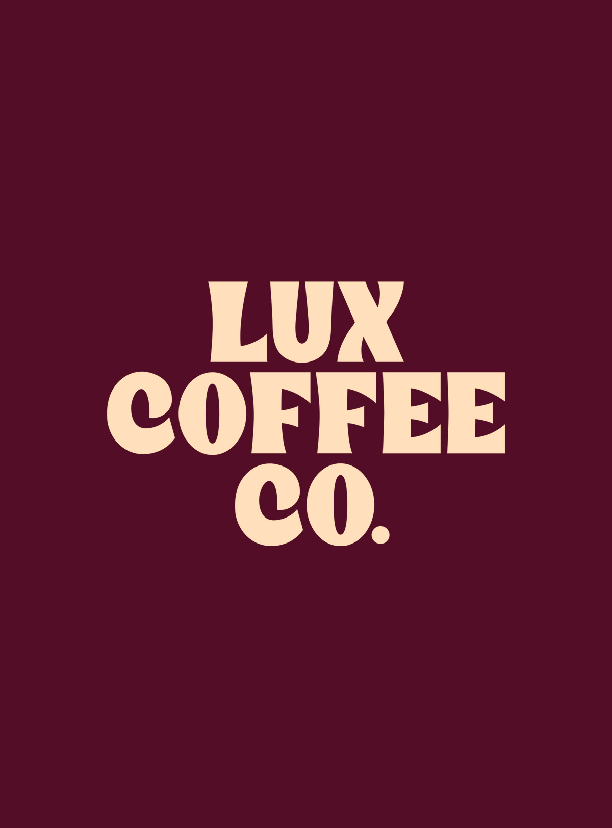 Lux Coffee Co | Branding and Packaging Design Agency London