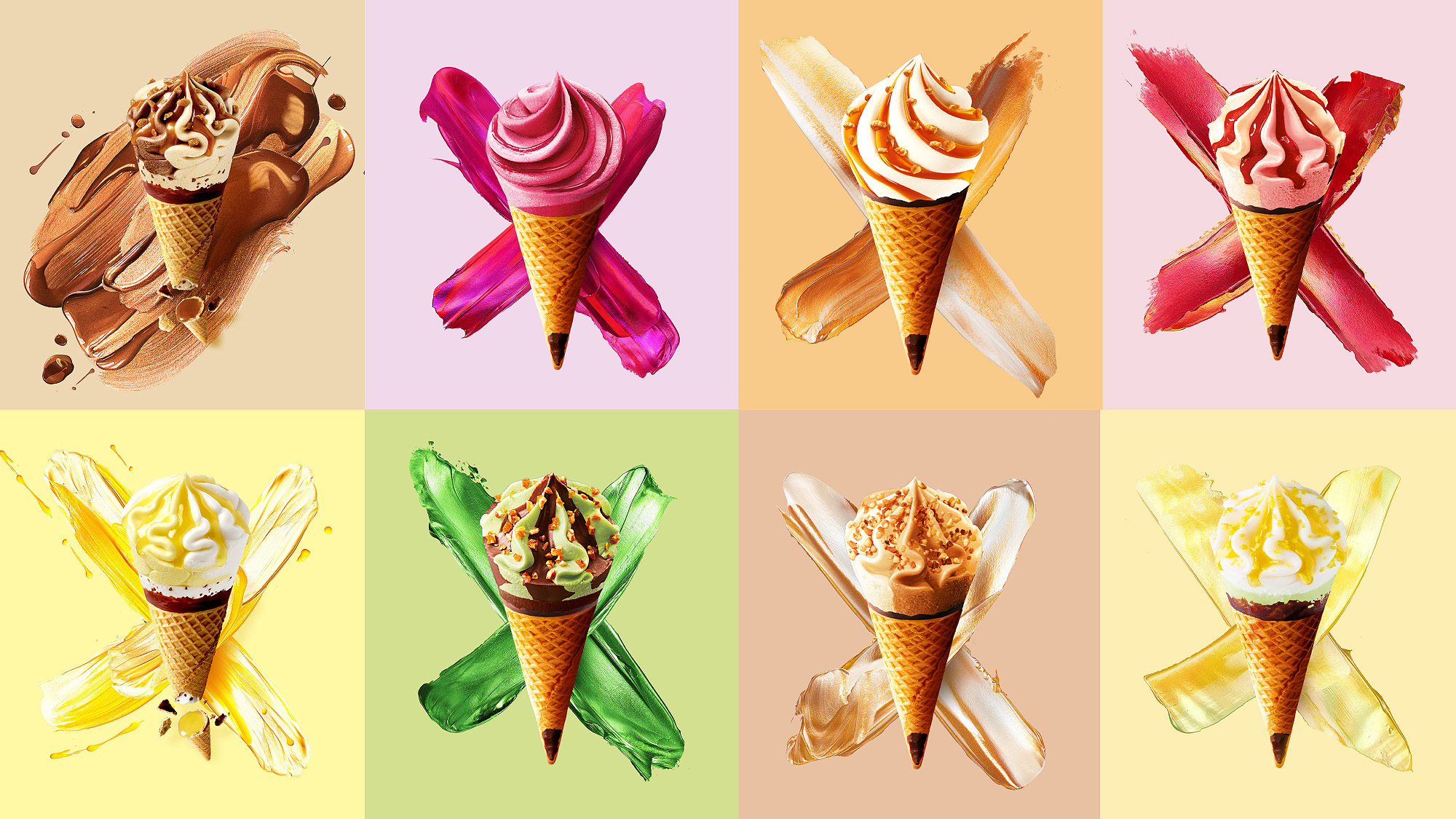 Extreme Ice Cream | Brand direction | Branding Studio London