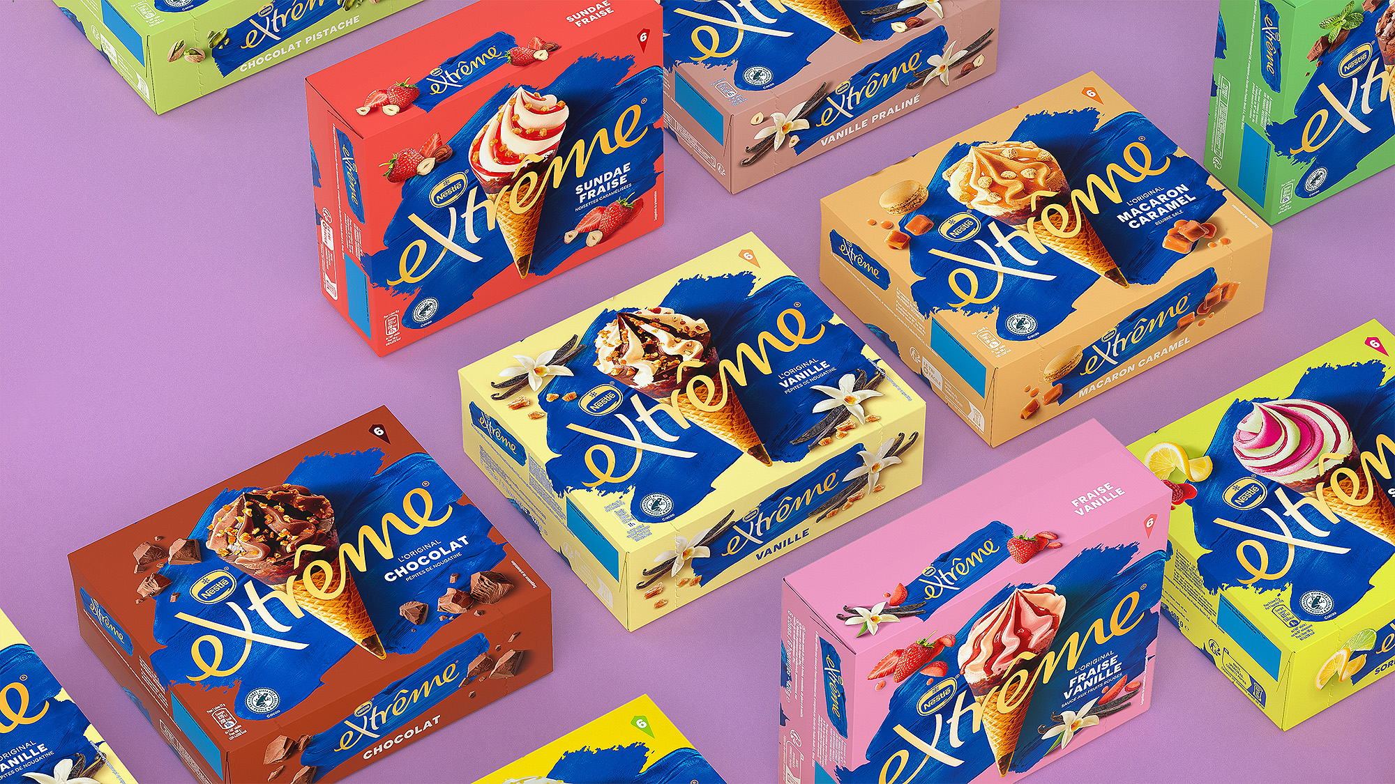 Extreme Ice Cream | Brand direction | Branding Studio London
